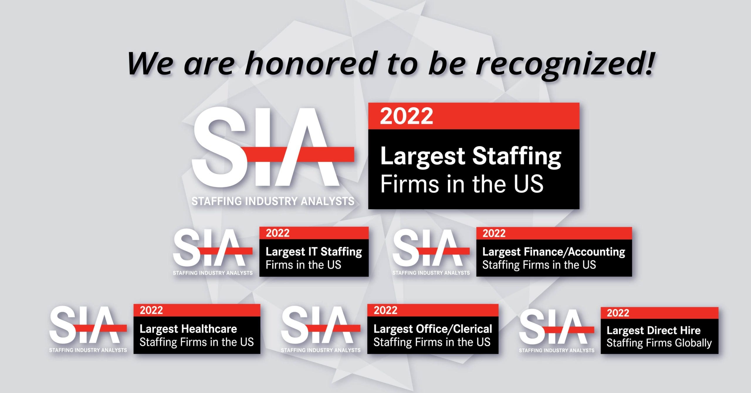 Addison Group Earns Top Spot on 7 U.S. & Global SIA Largest Staffing ...