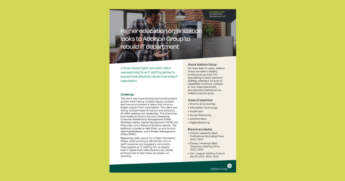 Insights - Addison Group